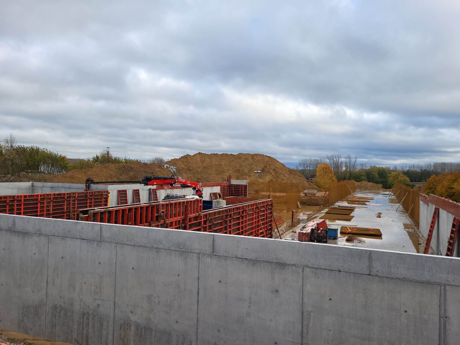 Werken – Olympische Schietstand Opwijk